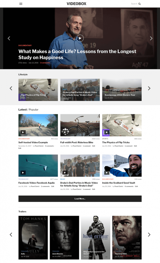 VideoBox • best WordPress video theme – WPZOOM
