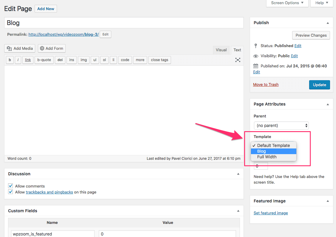 How to Create a Blog page in Business Themes - WPZOOM