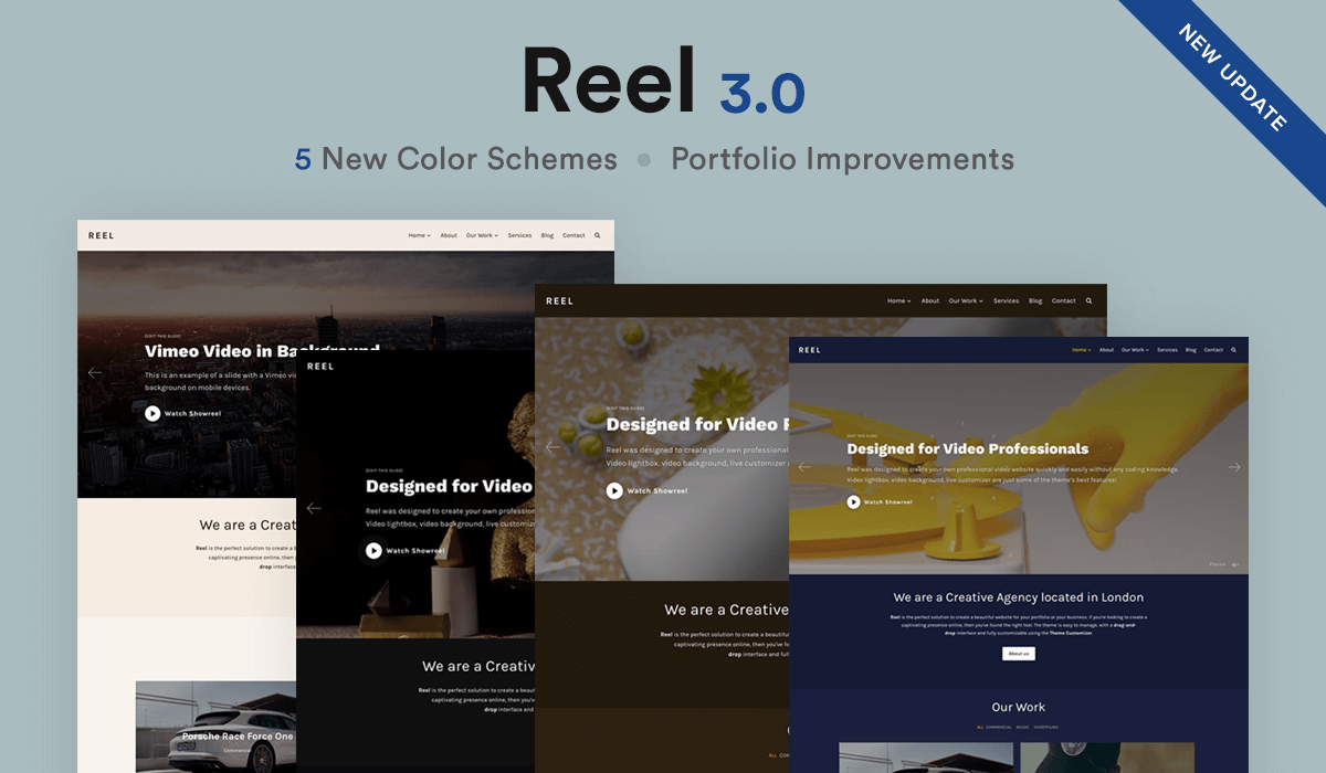 Reel - Video Portfolio WordPress Theme - WPZOOM