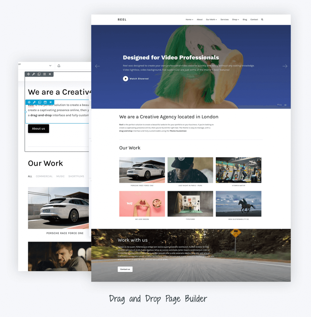 Reel - Video Portfolio WordPress Theme - WPZOOM