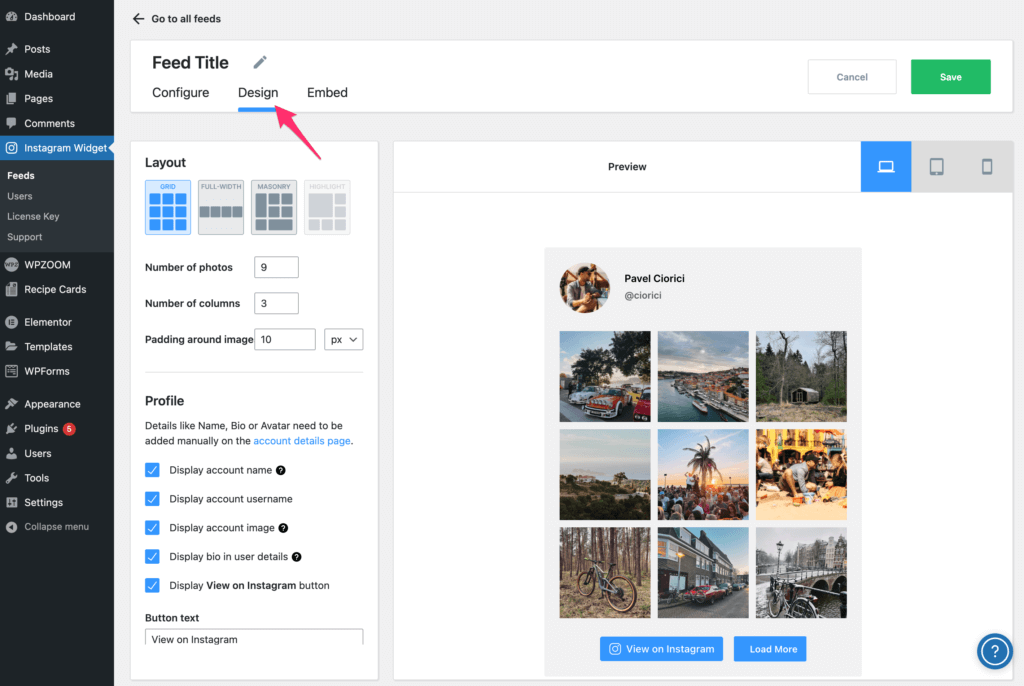 Instagram Widget - How to Replace the Legacy Widget with a Feed created in version 2.0 ...